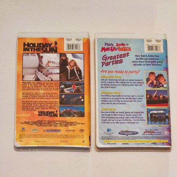 Dualstar Video | Media | Lot Of 7 Vhs Marykate Ashley Olsen Twins Movie ...